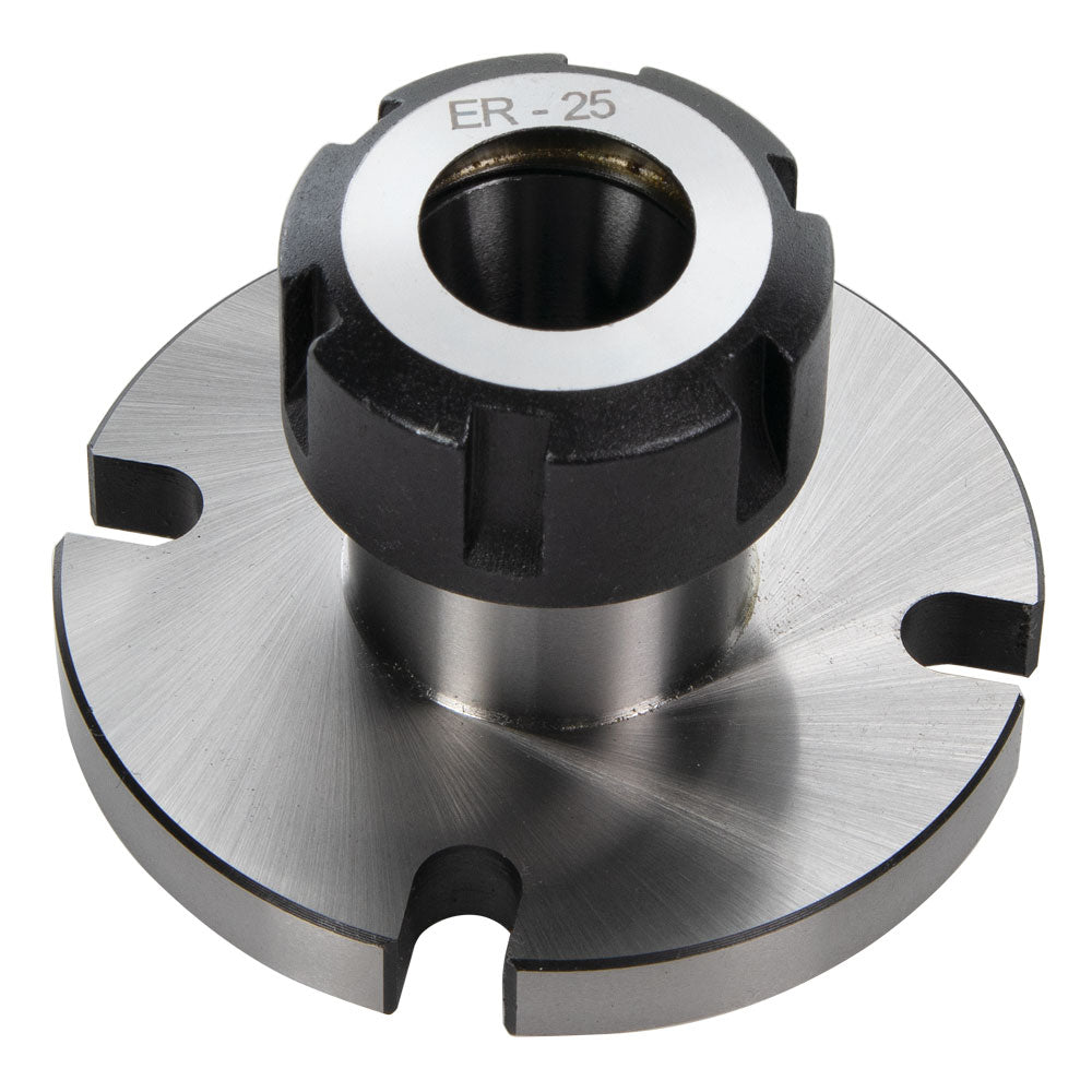 Collet Chuck, Rotary Table, ER-25, 80 mm Diameter – LittleMachineShop.com