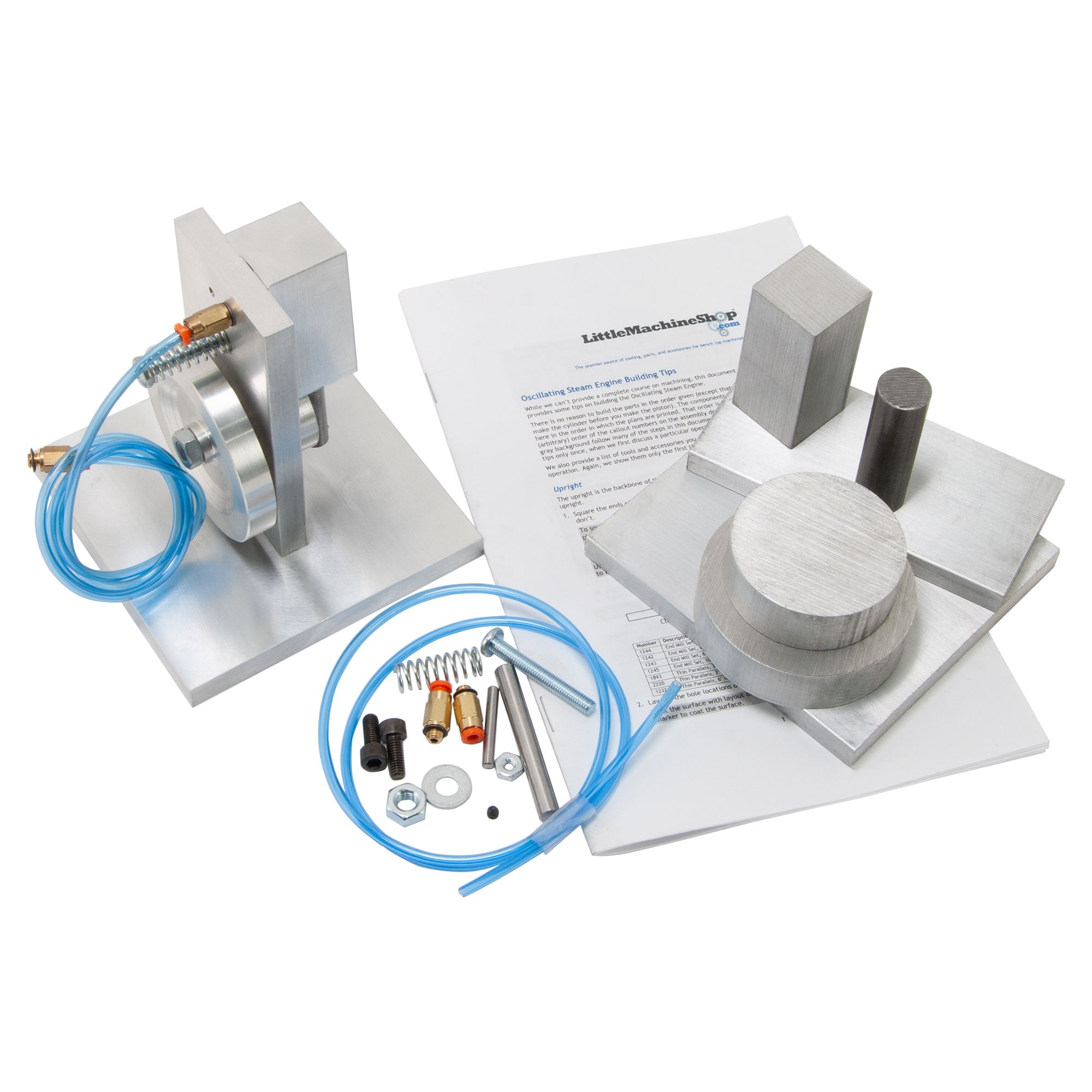 Oscillating Steam Engine Material Kit – LittleMachineShop.com
