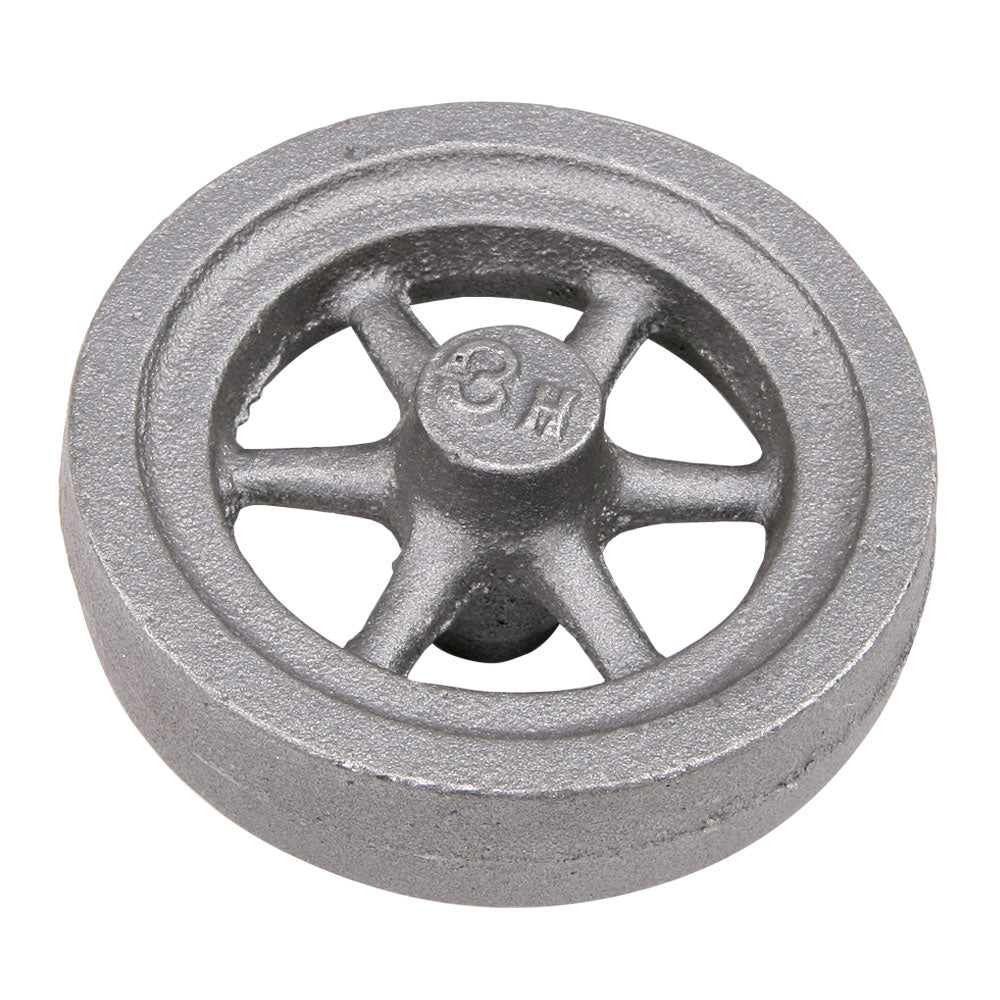 Flywheel, 3" Diameter, 6 Heavyweight Straight Spokes ...