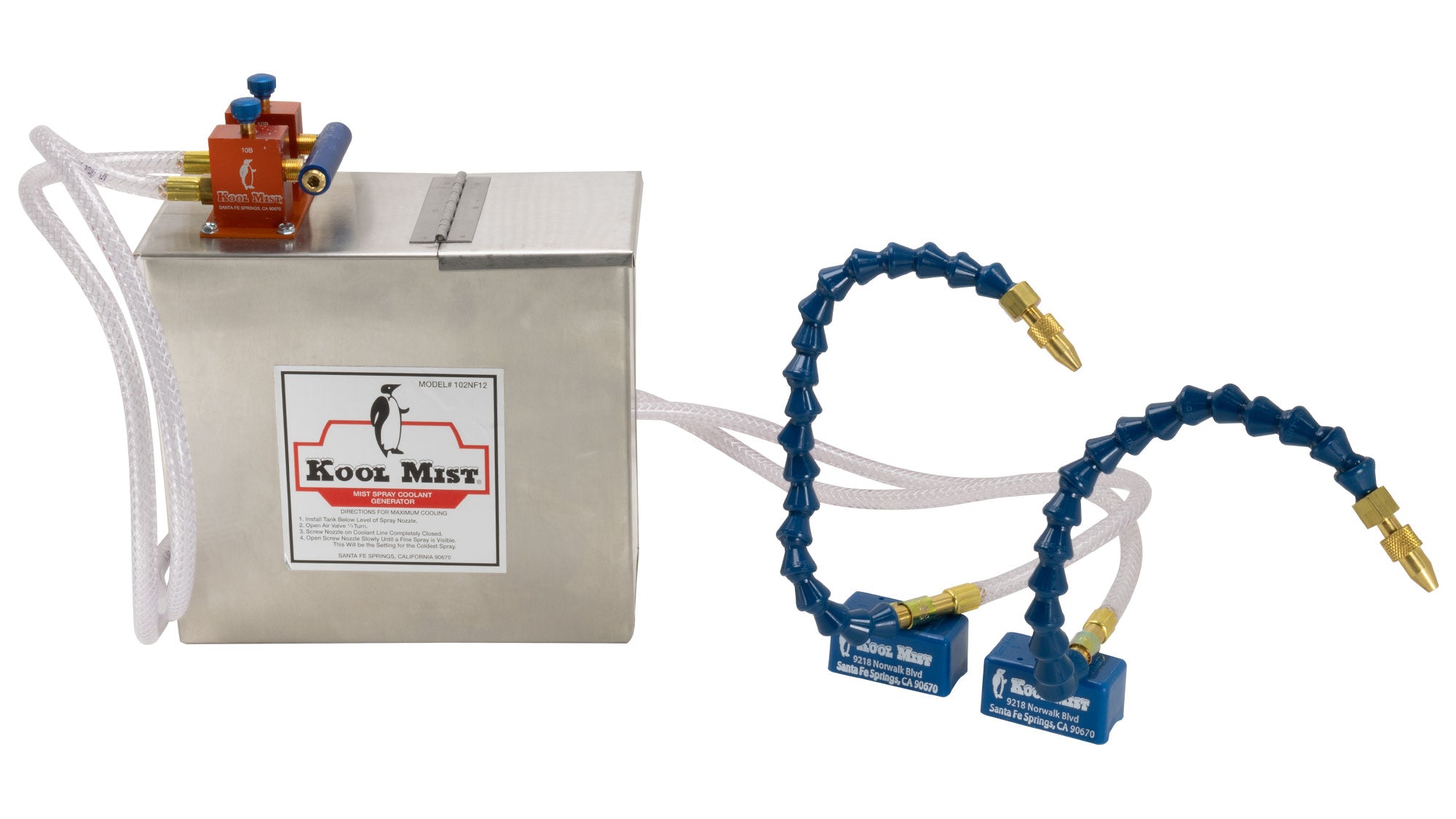Mist Coolant System with Tank, 2 Outlets – LittleMachineShop.com