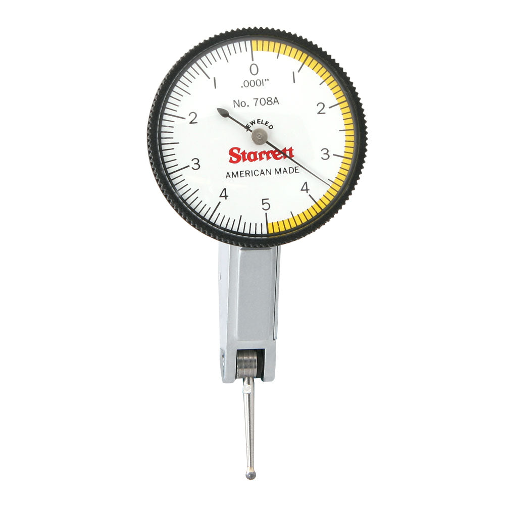 Dial Test Indicator, 0-5-0 x 0.0001", Dovetail Mount, Starrett ...