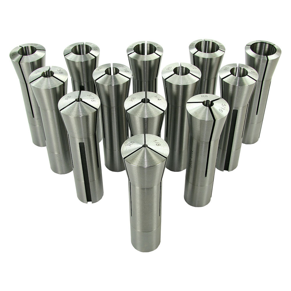 Collet Set, R8, Set of 13, Professional Grade – LittleMachineShop.com