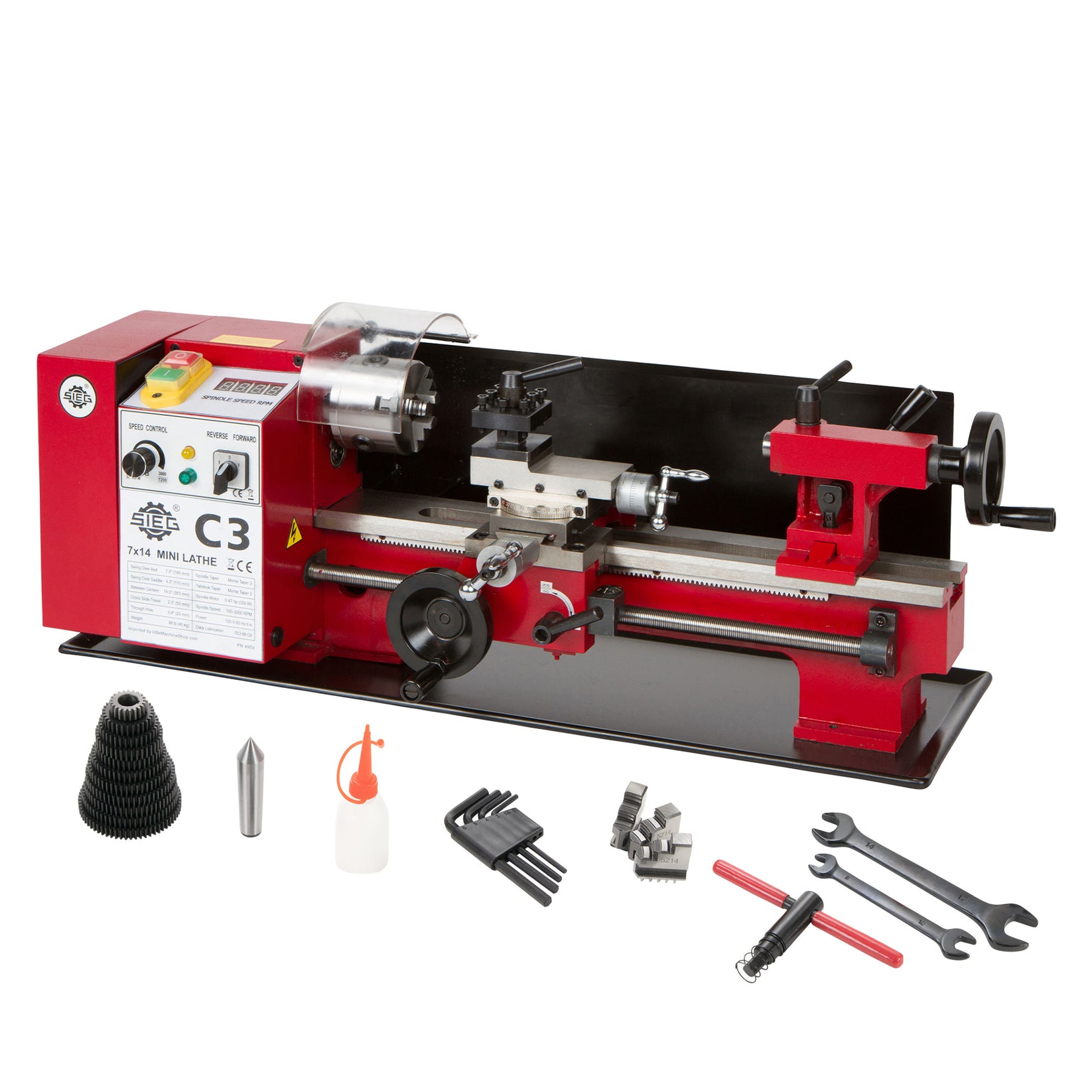 SIEG C3 7x14 Mini Lathe – LittleMachineShop.com