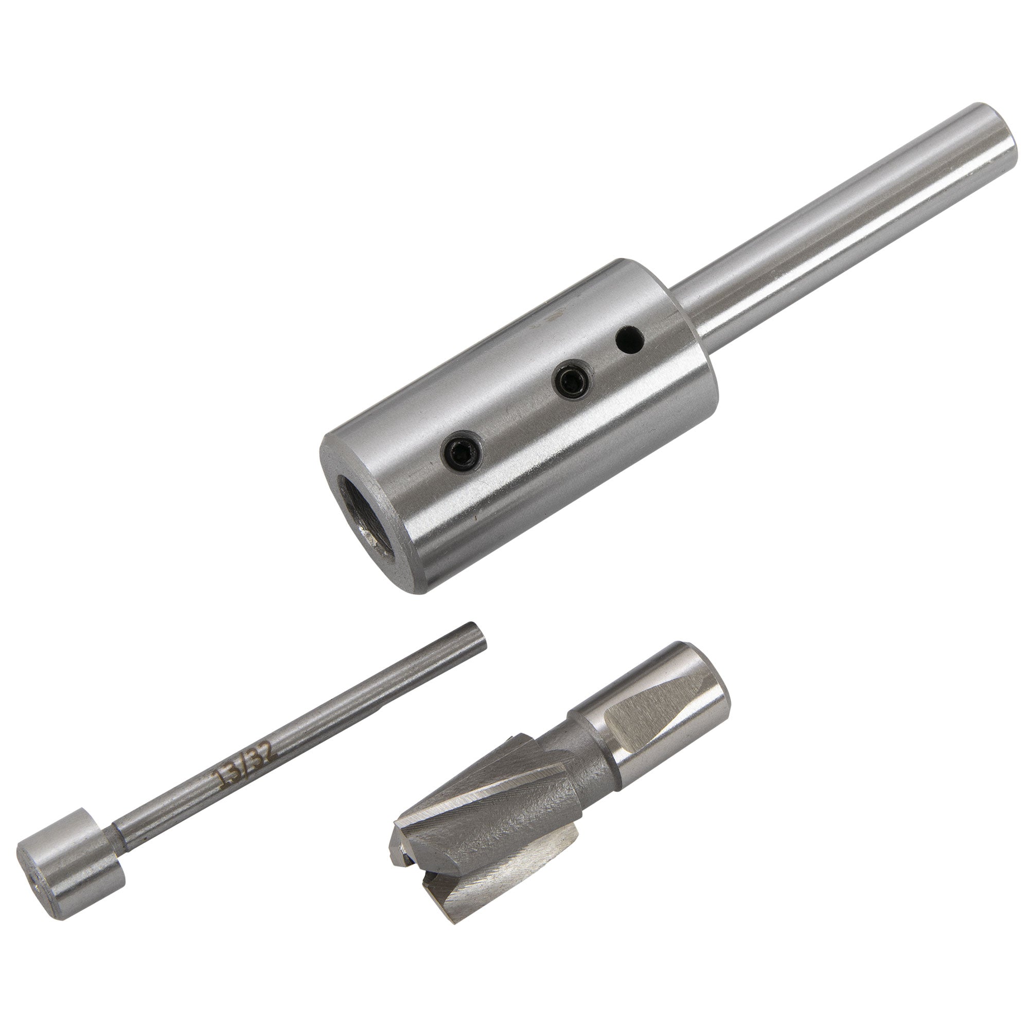 Counterbore Set, Interchangeable Pilot, HSS, 21 Piece ...