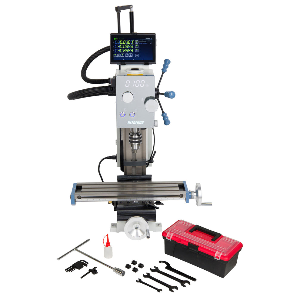 HiTorque 6450 Deluxe LED Mini Mill – LittleMachineShop.com