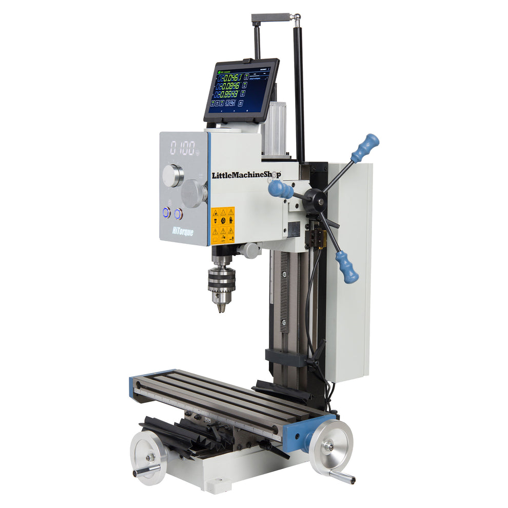 HiTorque 6450 Deluxe LED Mini Mill – LittleMachineShop.com