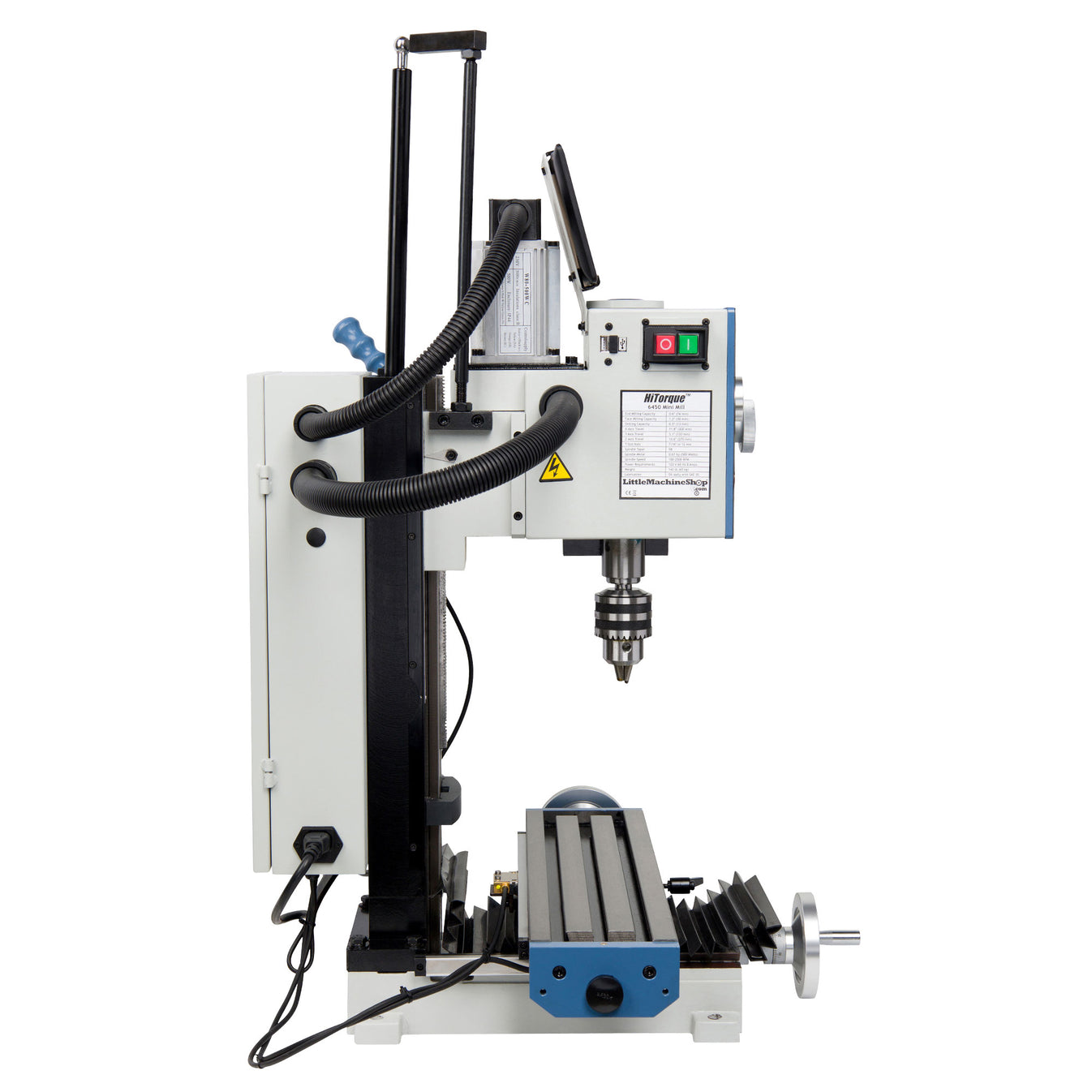 HiTorque 6450 Deluxe LED Mini Mill – LittleMachineShop.com