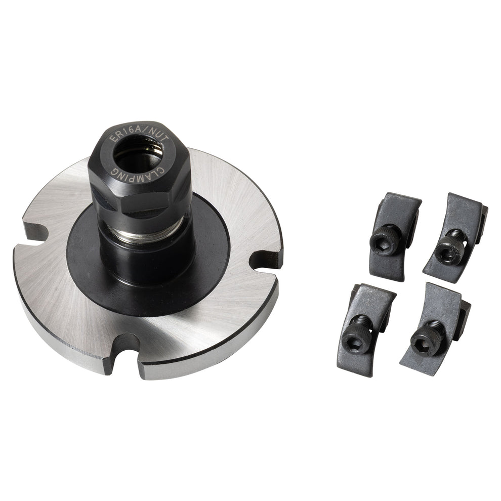 Collet Chuck, Rotary Table, ER-16, 80 mm Diameter – LittleMachineShop.com