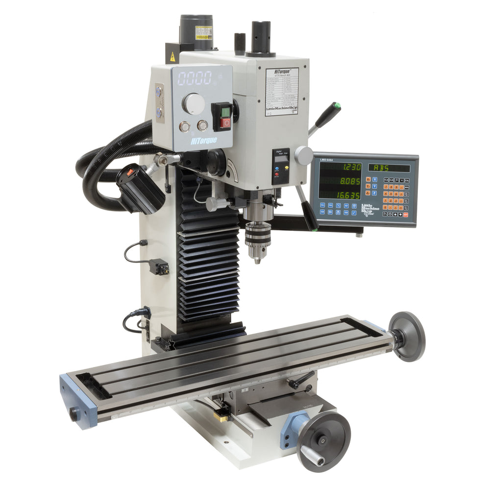 HiTorque 6770 Deluxe Large Bench Mill – LittleMachineShop.com