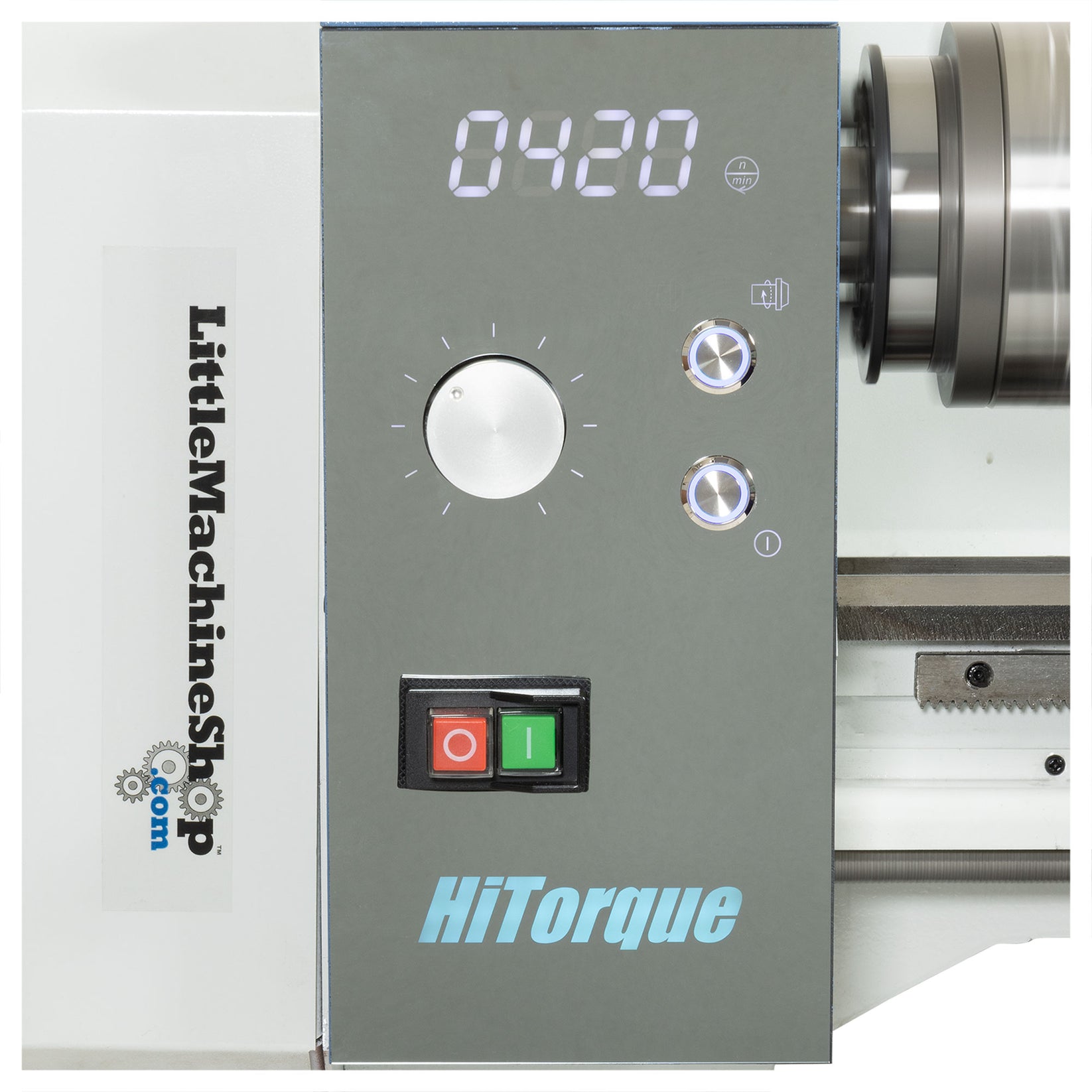 HiTorque 9x20 Bench Lathe, LED Display – LittleMachineShop.com